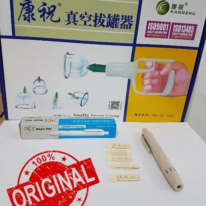 Jual PROMO Kop Kangzhu 12 / Alat Bekam Kz 12 FREE Pen Bekam Dan Jarum ...