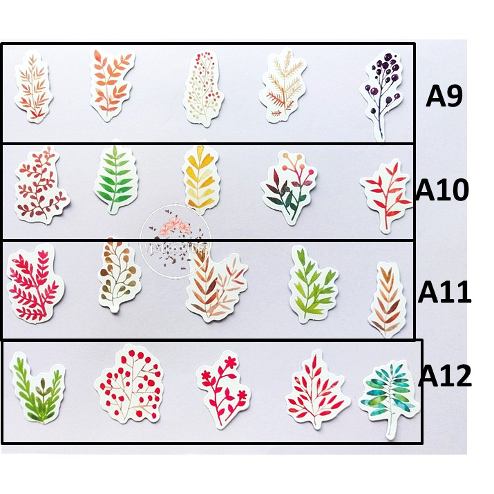Jual Stiker Daun Bunga Isi 5 pcs | Shopee Indonesia