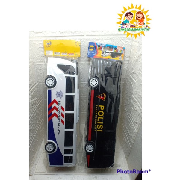 Jual Mainan Anak Mobil Bus Polisi Bermesin Ukuran Besar | Shopee Indonesia