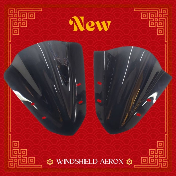 Jual VISOR YAMAHA AEROX 155 WINDSHIELD AEROX NEW CONNECTED MODEL ...