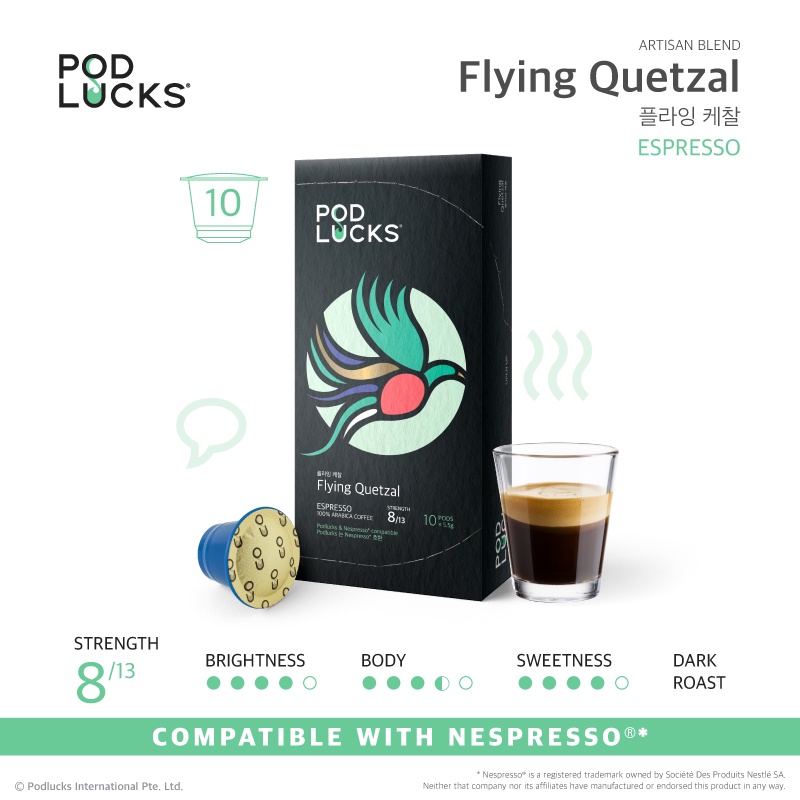 Jual Podlucks Flying Quetzal Capsule Coffee | Shopee Indonesia
