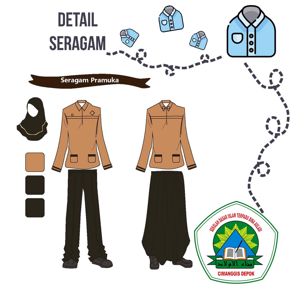 Jual Seragam Pramuka SIAGA & PENGGALANG - SDIT Bina Auladi | Shopee ...