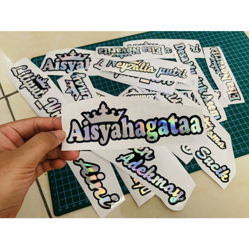 Jual Sticker Nama Terlengkap & Harga Terbaru April 2026 | Shopee Indonesia