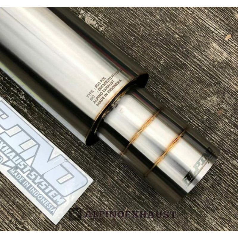 Jual Knalpot Alpino F03 Bass Original | Shopee Indonesia