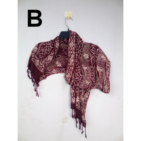 Jual SYAL SCARF BATIK CAP RAYON PREMIUM HALUS | Shopee Indonesia
