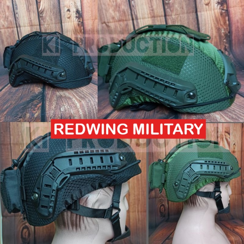 Jual REDWING Helm tactical mich cover & batery helm tactical helm ...