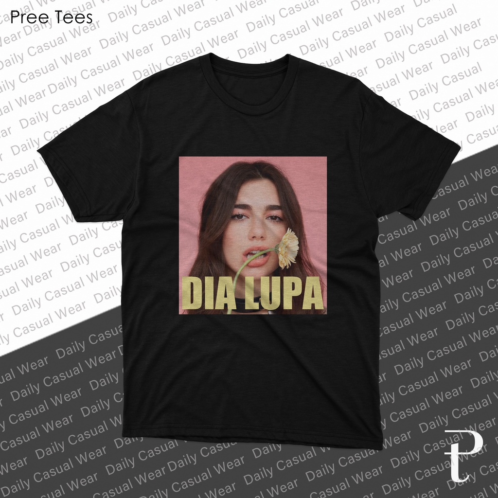 Jual Kaos Plesetan Dua Lipa DIA LUPA | Shopee Indonesia