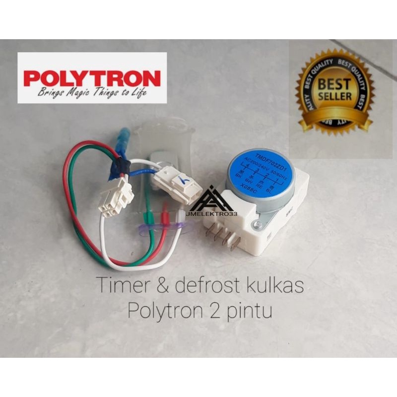 Jual Timer dan defrost bimetal kulkas Polytron 2 pintu | Shopee Indonesia