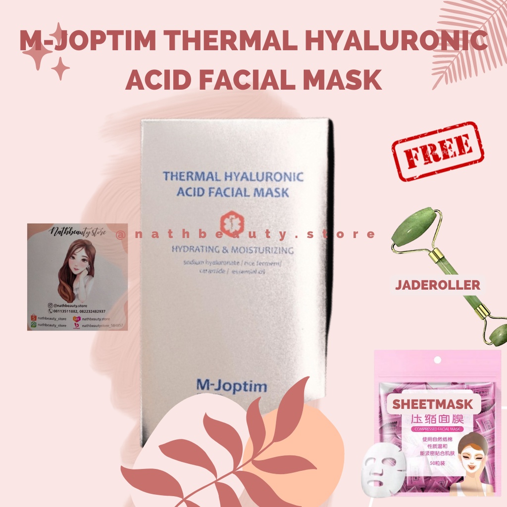 Jual BPOM M-JOPTIM THERMAL HYALURONIC ACID FACIAL MASK M-JOPTIM HYALU ...