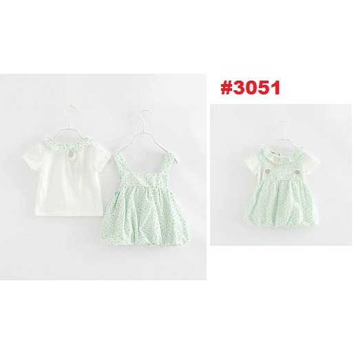 Jual STELAN OVERALL TOSCA FULL PRINT FLOWERS + ATASAN PUTIH (RSBY-3051 ...