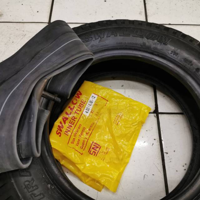 Jual BAN MOTOR SWALLOW TIGA RODA / RODA 3 VIAR/TOSA/TRISEDA 4.50 - 12 / ...