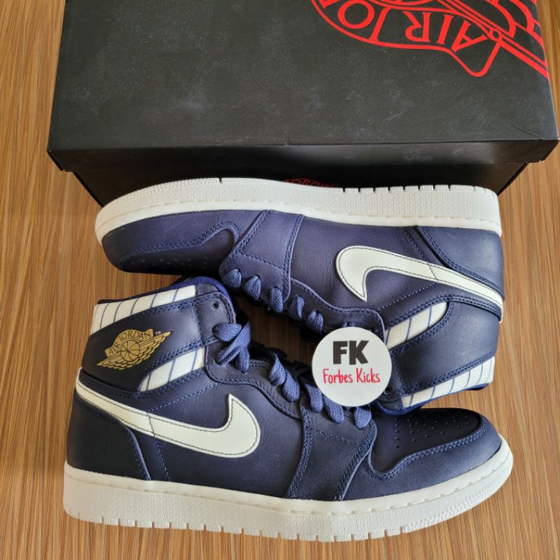 Jual Air Jordan 1 Retro High Derek Jeter RE2PECT || black red bred toe ...