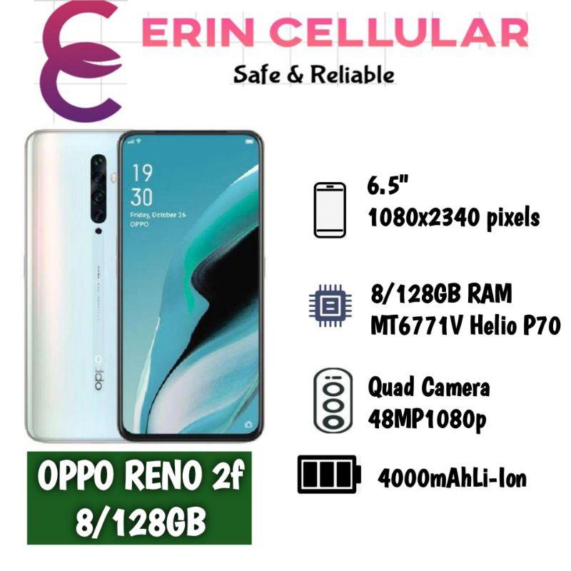 Jual OPPO RENO 2F RAM 8GB INTERNAL 128GB (RENO 2F RAM 8/128GB) - GRS RESMI OPPO - HIJAU | Shopee ...