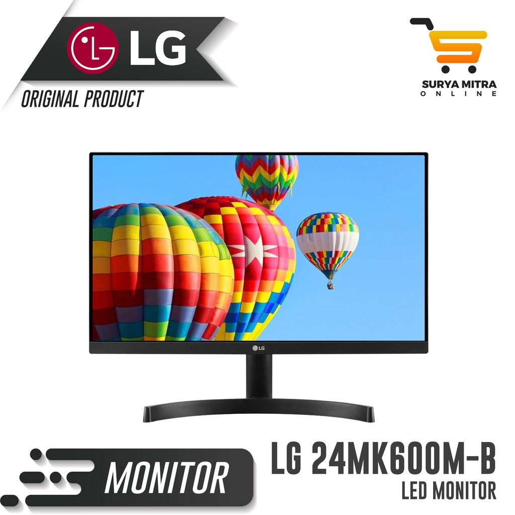 Jual Monitor LG LED 24" 24MK600 / 24MK600M-B HDMI VGA | Shopee Indonesia