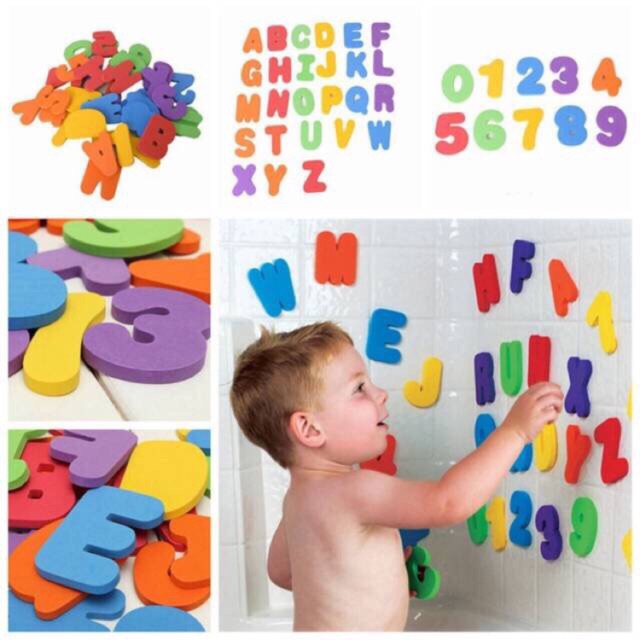 Jual Huruf angka spons bath letter and number | Shopee Indonesia