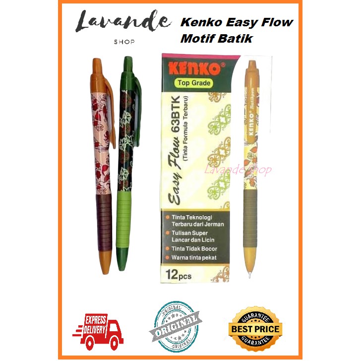 Jual PULPEN KENKO EASY FLOW BATIK MURAH | Shopee Indonesia