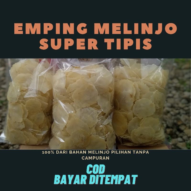 Jual EMPING MELINJO MENTAH ASLI LIMPUNG SUPER TIPIS 500GRAM | Shopee ...