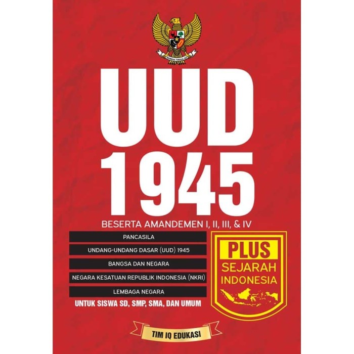 Jual Produk Terbaru Uud 1945 Beserta Amandemen I, Ii, Iii, & Iv | Shopee Indonesia