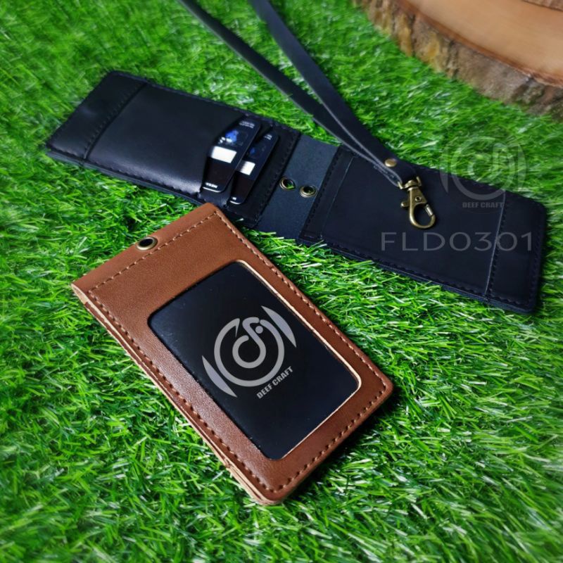 Jual ID card Magnetic Multi fungsi 3 slot/ Name tag / kartu nama Plus ...