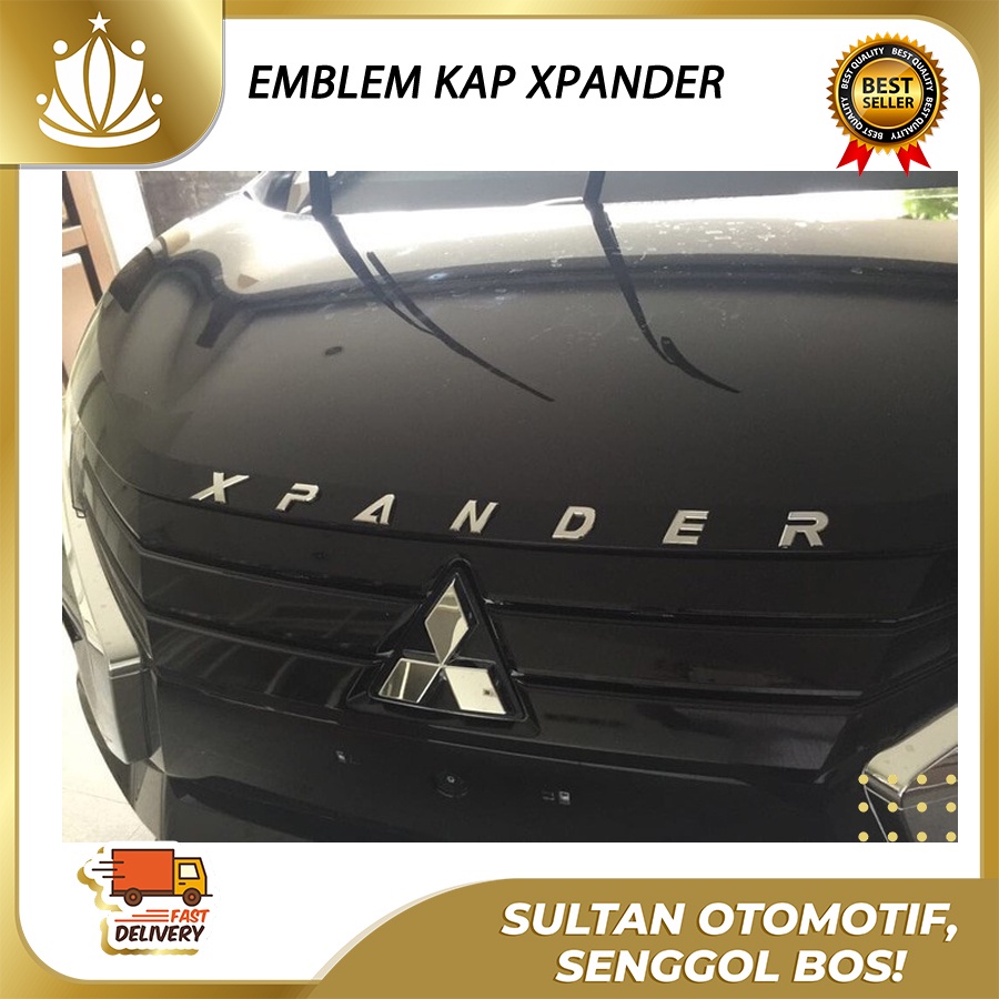 Jual Emblem Logo Tulisan HURUF XPANDER Engine Hood Di Kap Mesin OEM ...