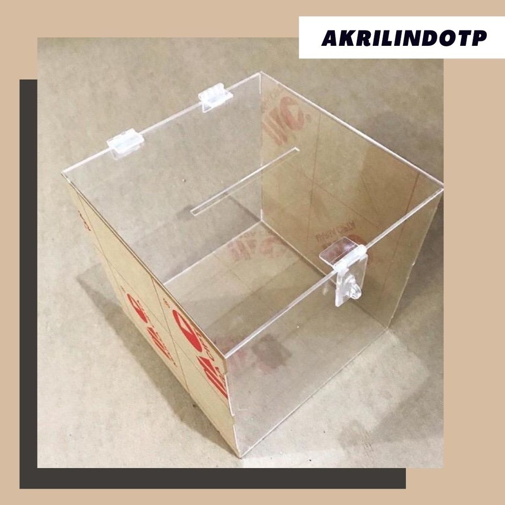 Jual Kotak Amal - Kotak Undian - Box akrilik - Box Amal | Shopee Indonesia