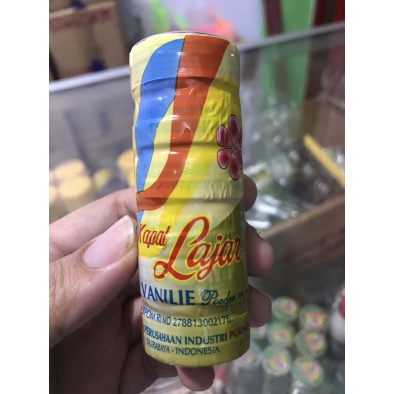 Jual Vanili Bubuk Cap Kapal Layar Bulat 1 slop (500mg) | Vanilie Powder ...
