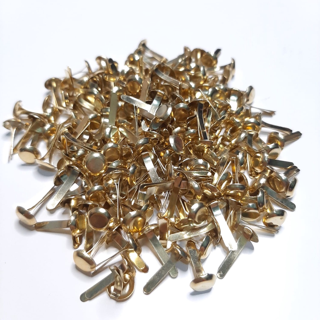 Jual 30 pcs Metal Head Split Pins Brads Paper Fasteners Scrapbooking ...