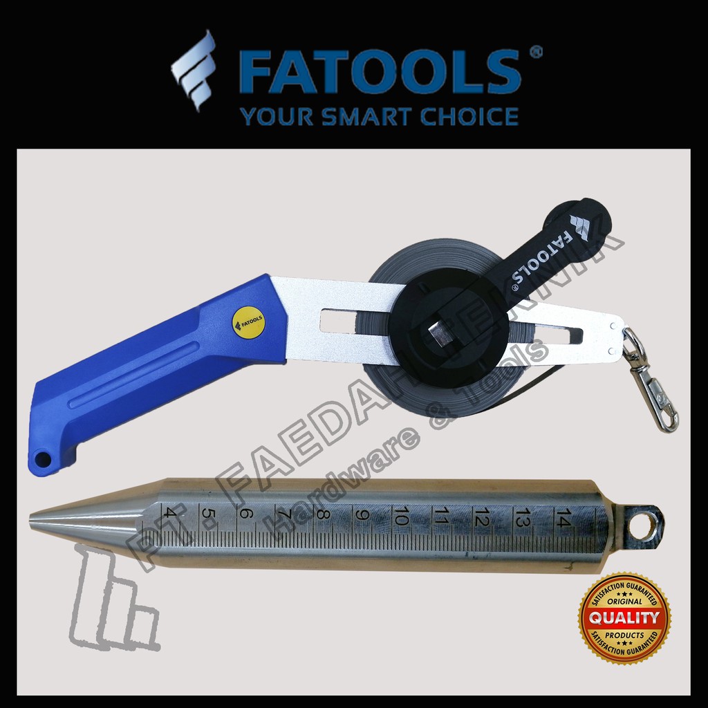 Jual SOUNDING TAPE FATOOLS METERAN MINYAK 10m 15m 20m 30m 50m | Shopee ...