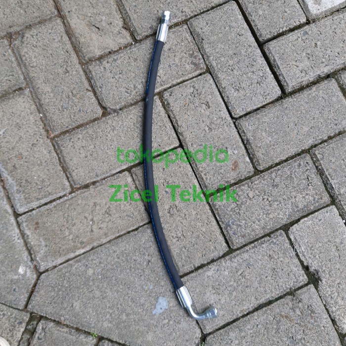 Jual Hidrolik hose R2 ukuran 1/4 + fitting NU lurus - elbow | Shopee ...