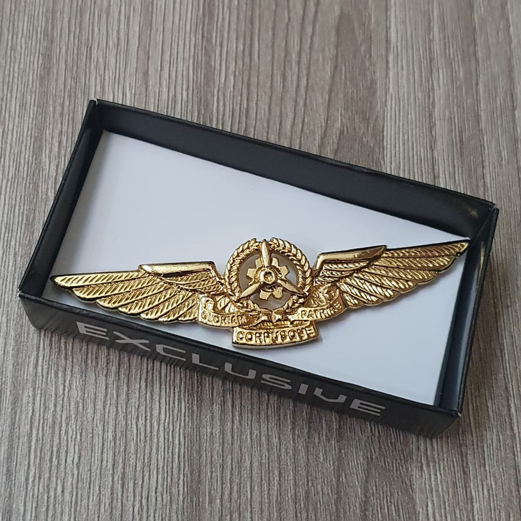 Jual Emblem Wing Tek Bintara AU PDH Militer | Shopee Indonesia