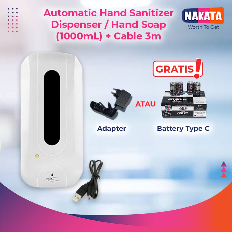 Jual DISPENSER OTOMATIS HAND SANITIZER / HAND SOAP / AUTOMATIC ...