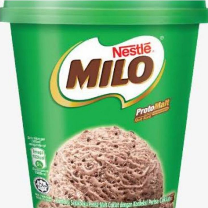 Jual MILO ICE CREAM 750ml | Shopee Indonesia