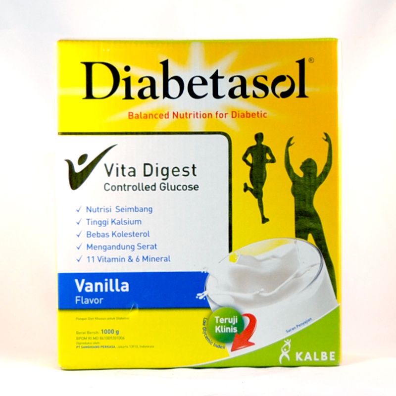 Jual Diabetasol Milk Vanila Ktk 950g | Shopee Indonesia