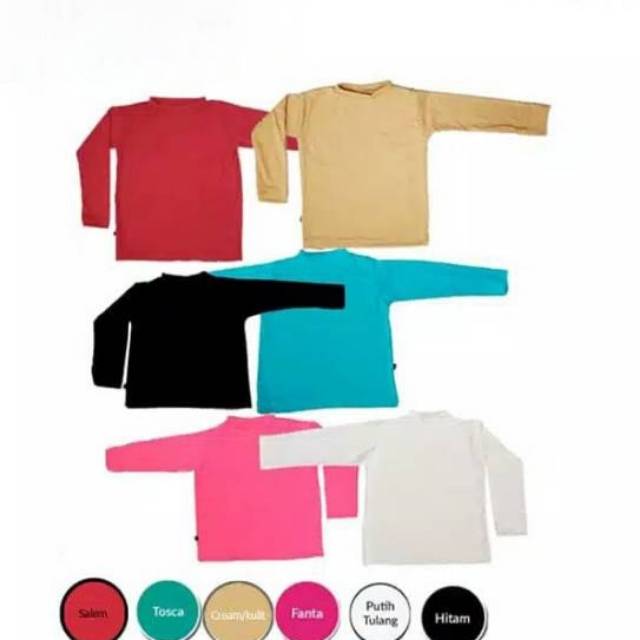 Jual Manset Anak High Neck usia 3 th smp 6 th | Shopee Indonesia