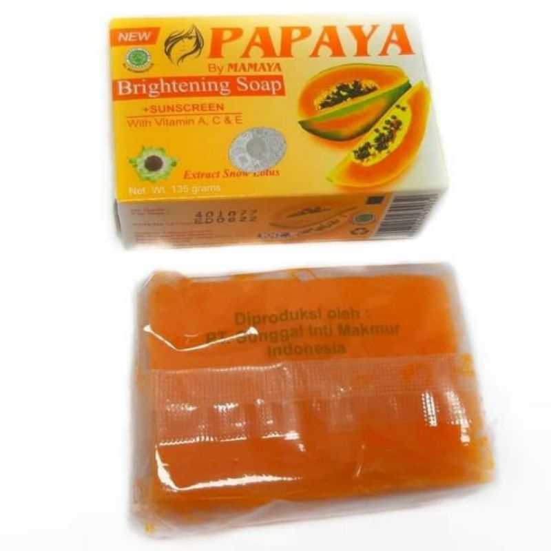 Jual [BESAR] SABUN PAPAYA BY MAMAYA 135gr | Shopee Indonesia
