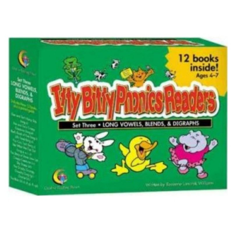 Jual Itty Bitty Phonics Readers - Beginning Reading Boxed Set 3 | Long ...