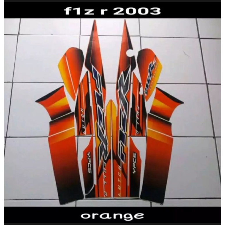 Jual STICKER STIKER STRIPING LIS POLET BODI MOTOR YAMAHA F1ZR FIZ R ...