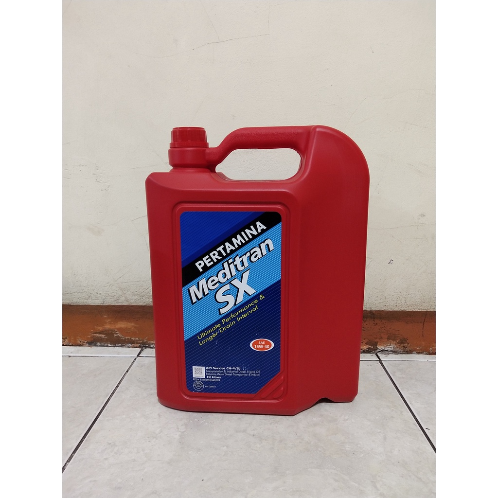 Jual Oli Meditran SX 15W-40 10L 10 Liter Diesel Pertamina Galon ...