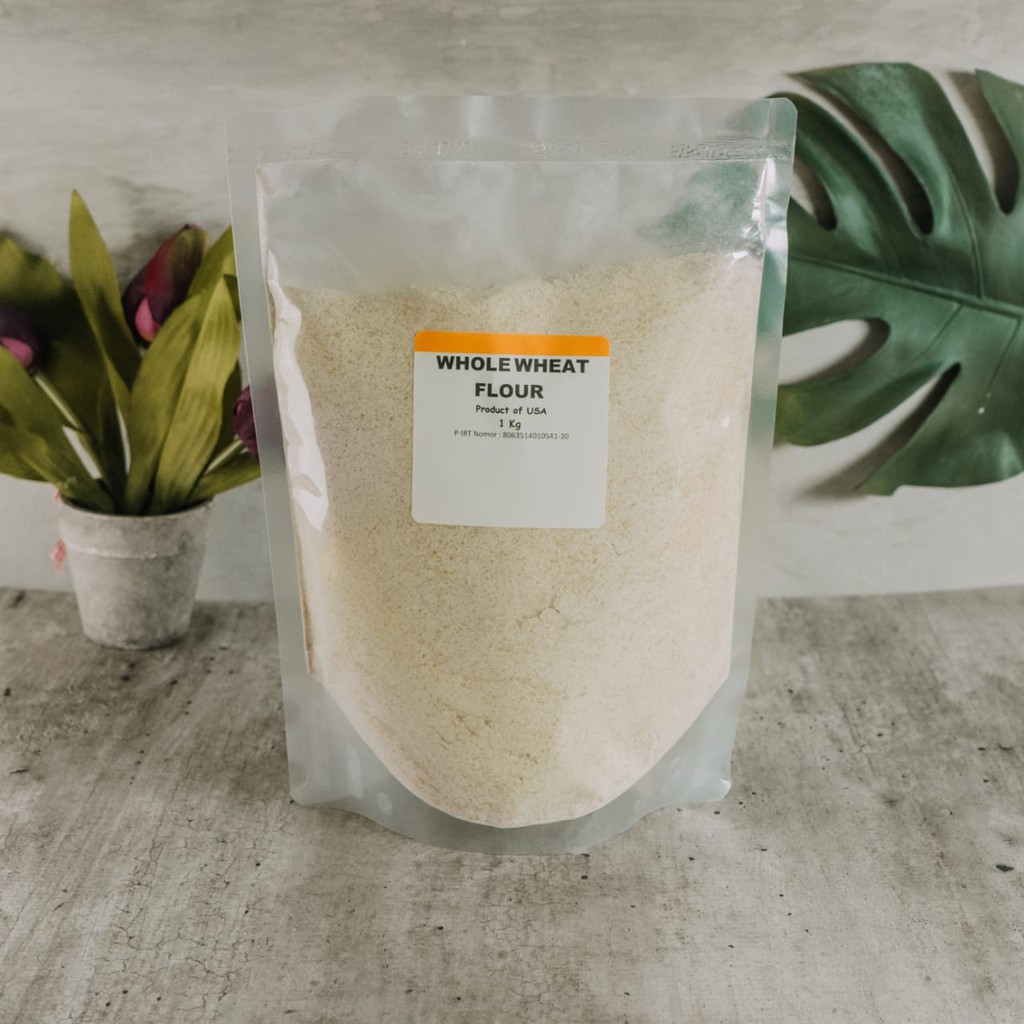Jual Club Sehat - Whole Wheat Flour (Tepung Gandum Halus) 1kg | Shopee ...