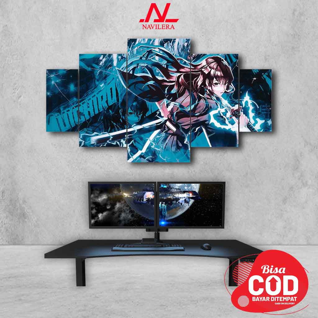 Jual NAVILERA - Hiasan Dinding Kamar Poster Kayu Anime Kimetsu No Yaiba ...