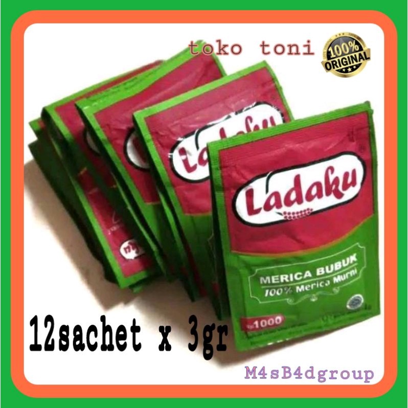 Jual Ladaku Merica Bubuk 12 x 3gr | Shopee Indonesia