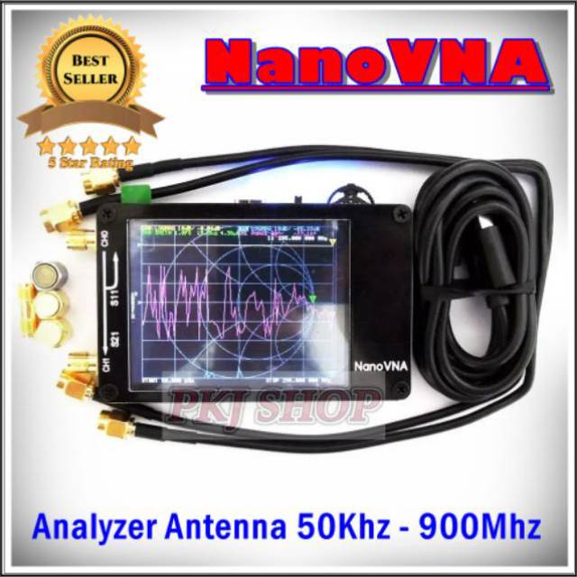 Jual NanoVNA Nano VNA Vector Network Analyzer Antenna 50Khz 900Mhz | Shopee Indonesia