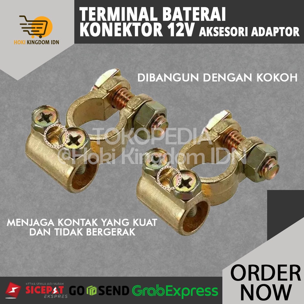 Jual Terminal Baterai Konektor 12V Aksesori Adaptor Suku Cadang Santai ...