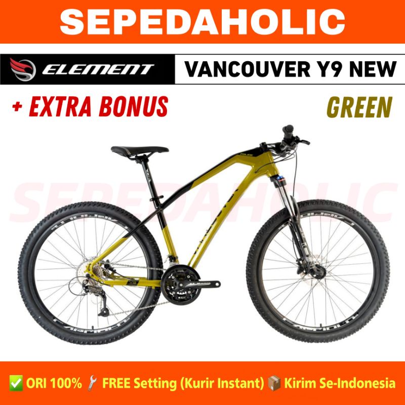Jual Sepeda Gunung MTB ELEMENT POLICE VANCOUVER Y9 New Alloy 27.5 Inch ...