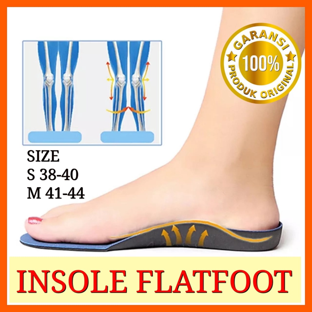 Jual 1 Pasang Insole Sepatu FlatFoot Orthopedic Feet / Insole Kaki ...