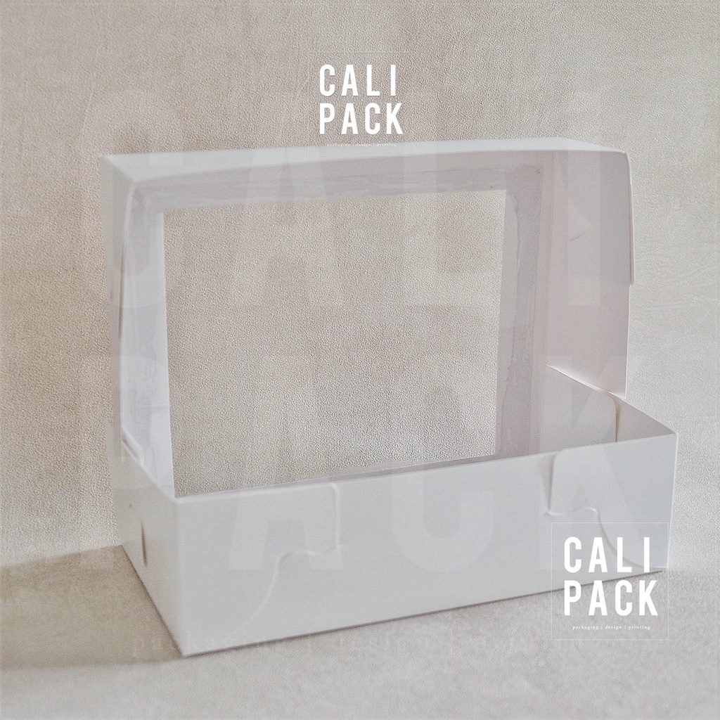 Jual [READY STOCK] BOX KUE Mika Bolu/Mini Cake Panjang | Kemasan Cake ...