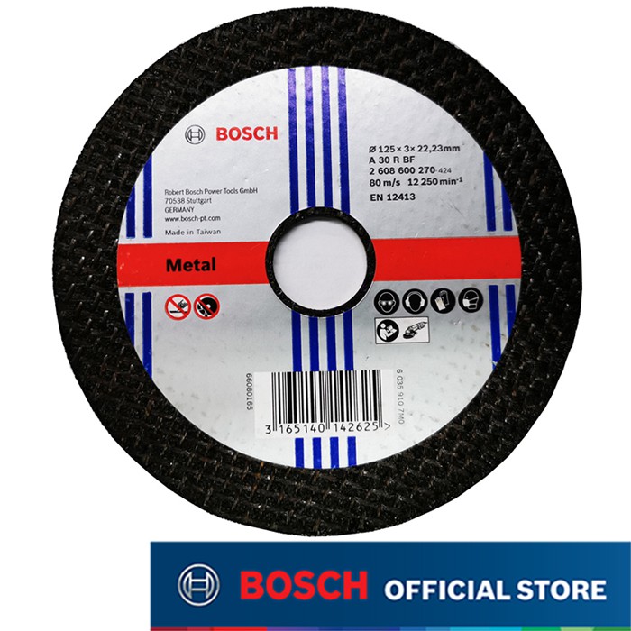 Jual Bosch Expert for Metal Cutting / Mata Potong untuk Logam 125mm A30RBF - 2608600270 | Shopee ...