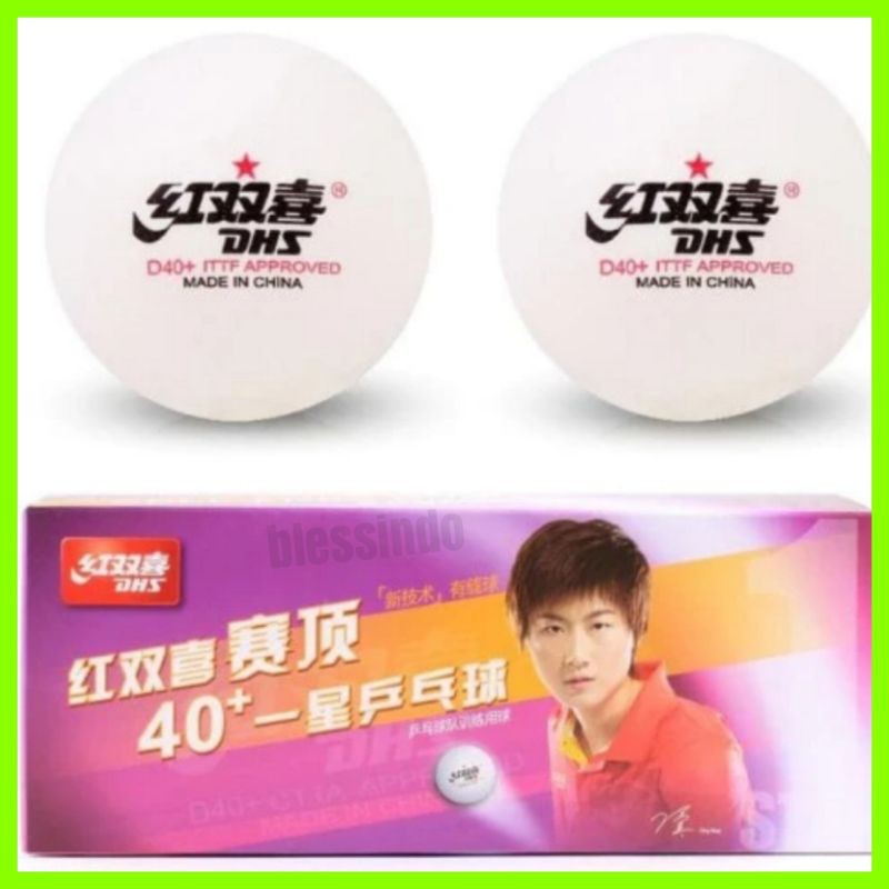 Jual Bola ping pong / Bola Tenis Meja DHS 1 star isi 10 Original | Shopee Indonesia