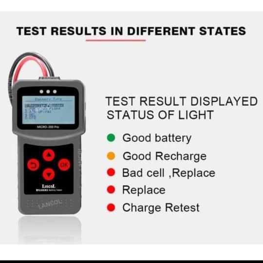 Jual Alat cek Aki Battery Tester Analyzer Kancil Micro 200 PRO 3-220 Ah ...