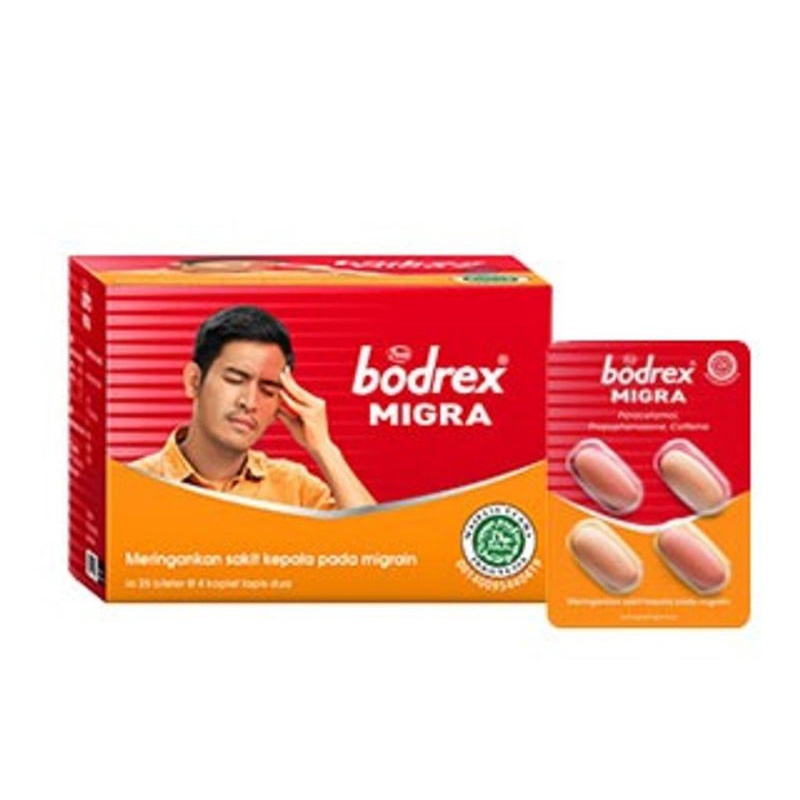 Jual BODREX MIGRA 1 BOX ISI 25 STRIP [I STRIP ISI 4] | Shopee Indonesia